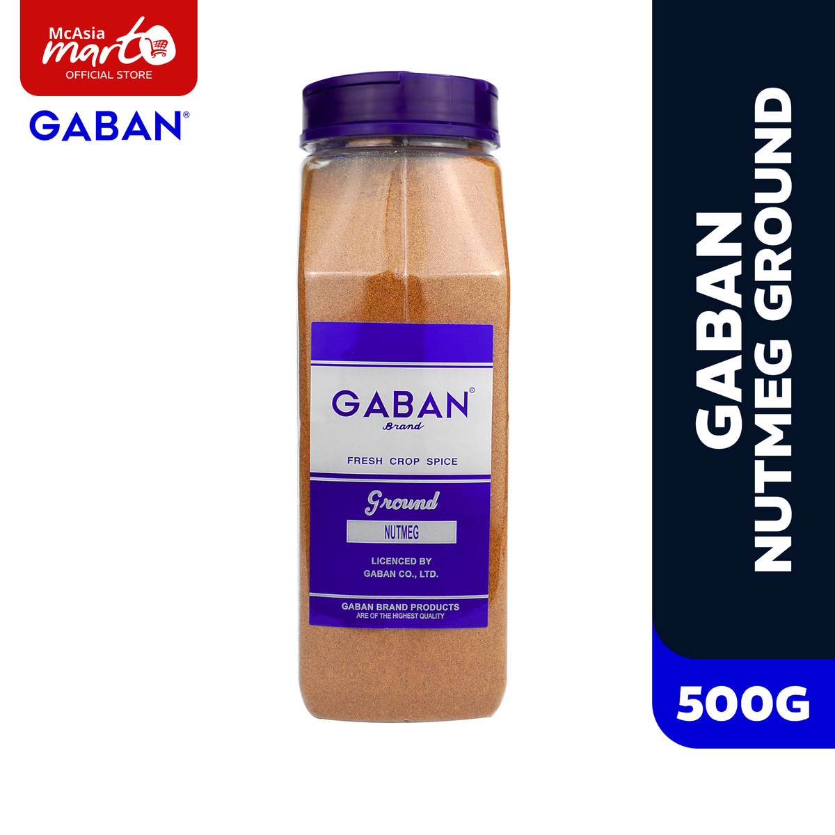 GABAN NUTMEG GROUND 500G – McAsia Mart