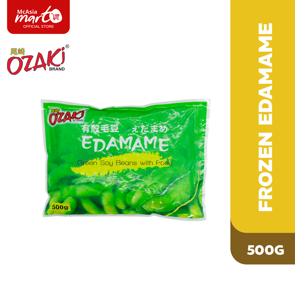 Shop Ozaki Frozen Edamame 500G at McAsia Mart - You're Go-To Asian Grocery Shop
