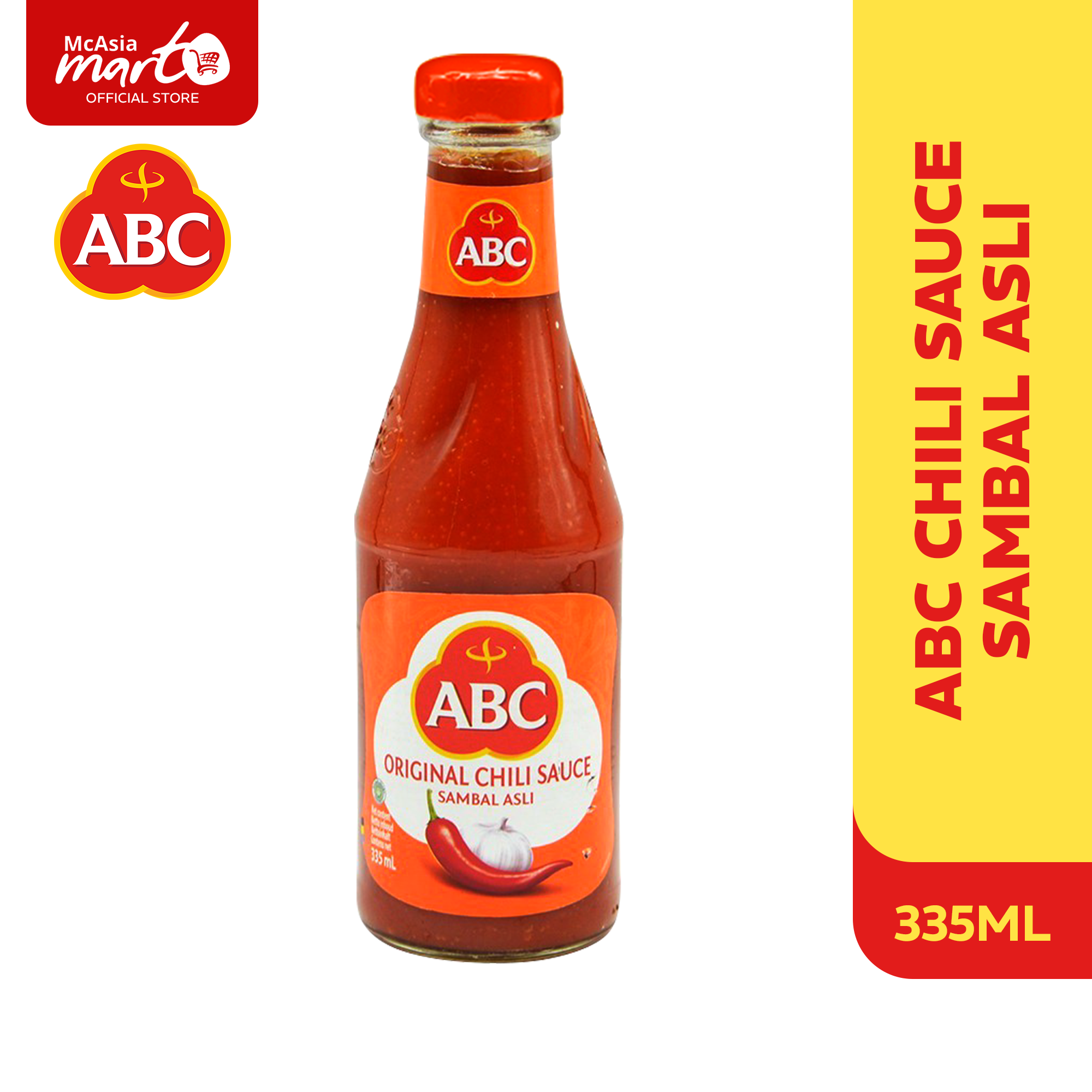 Shop Abc Chili Sauce Sambal Asli 335Ml at McAsia Mart - You're Go-To ...