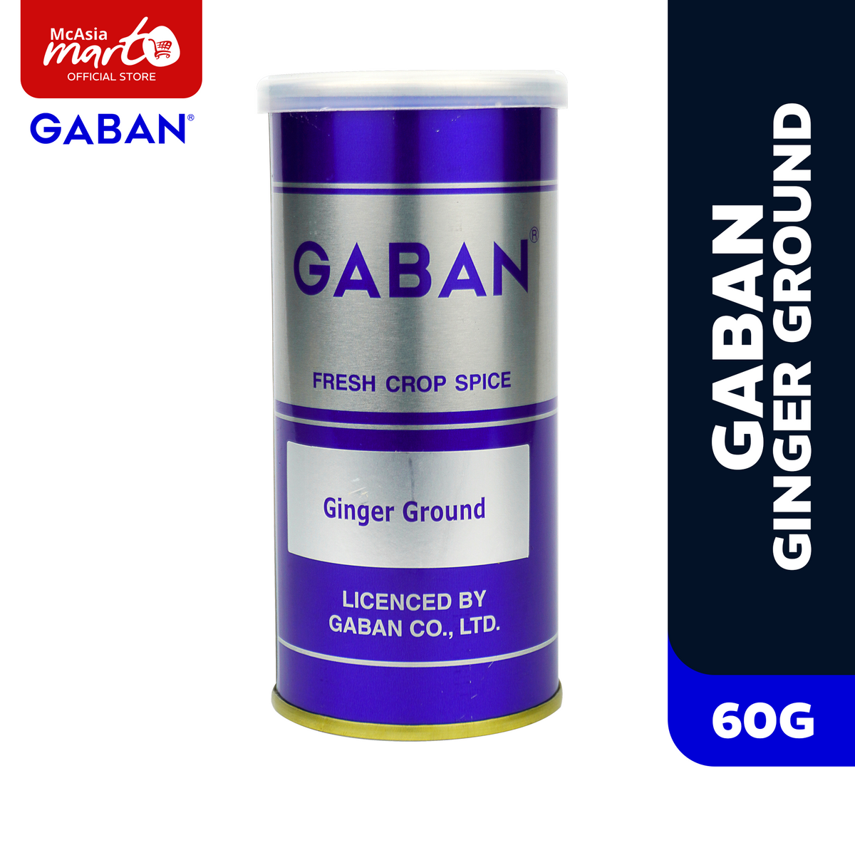 GABAN GINGER GROUND 60G – McAsia Mart