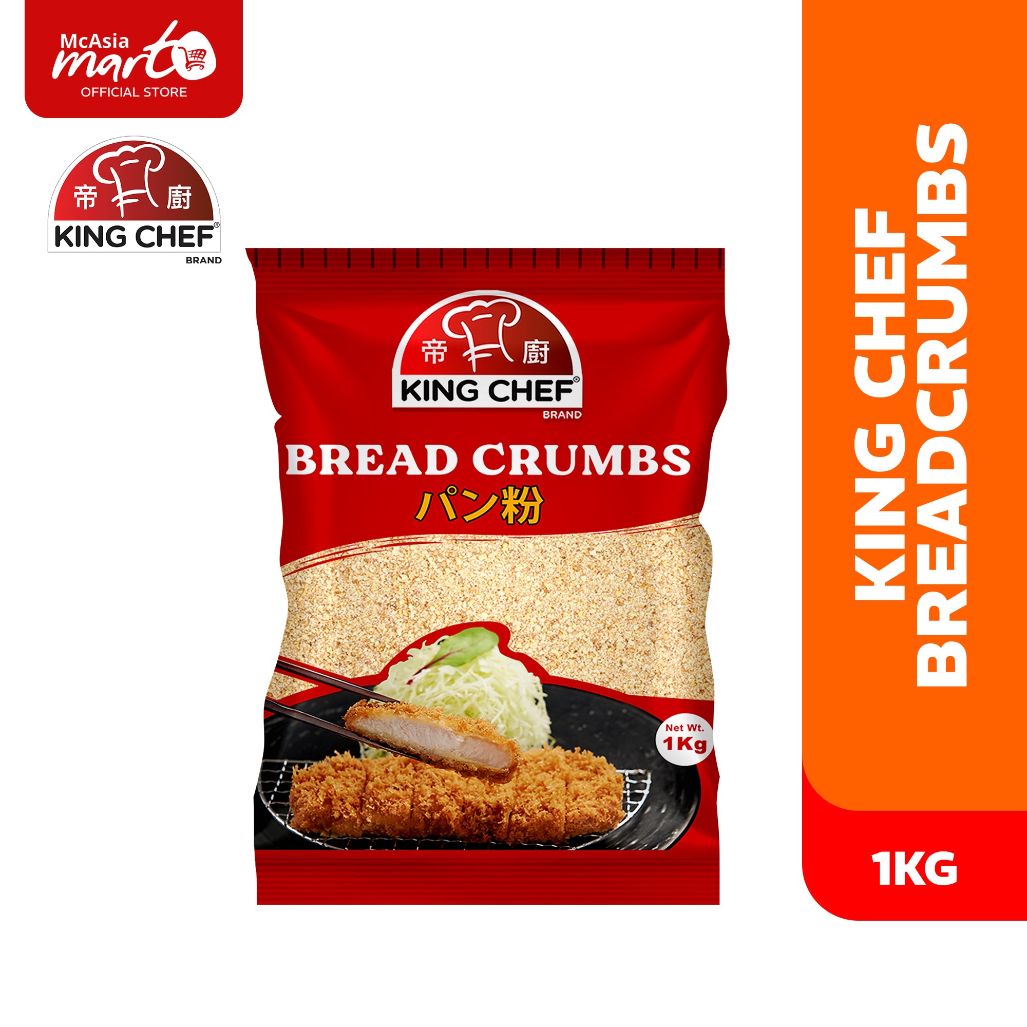 KING CHEF BREADCRUMBS 1KG – McAsia Mart