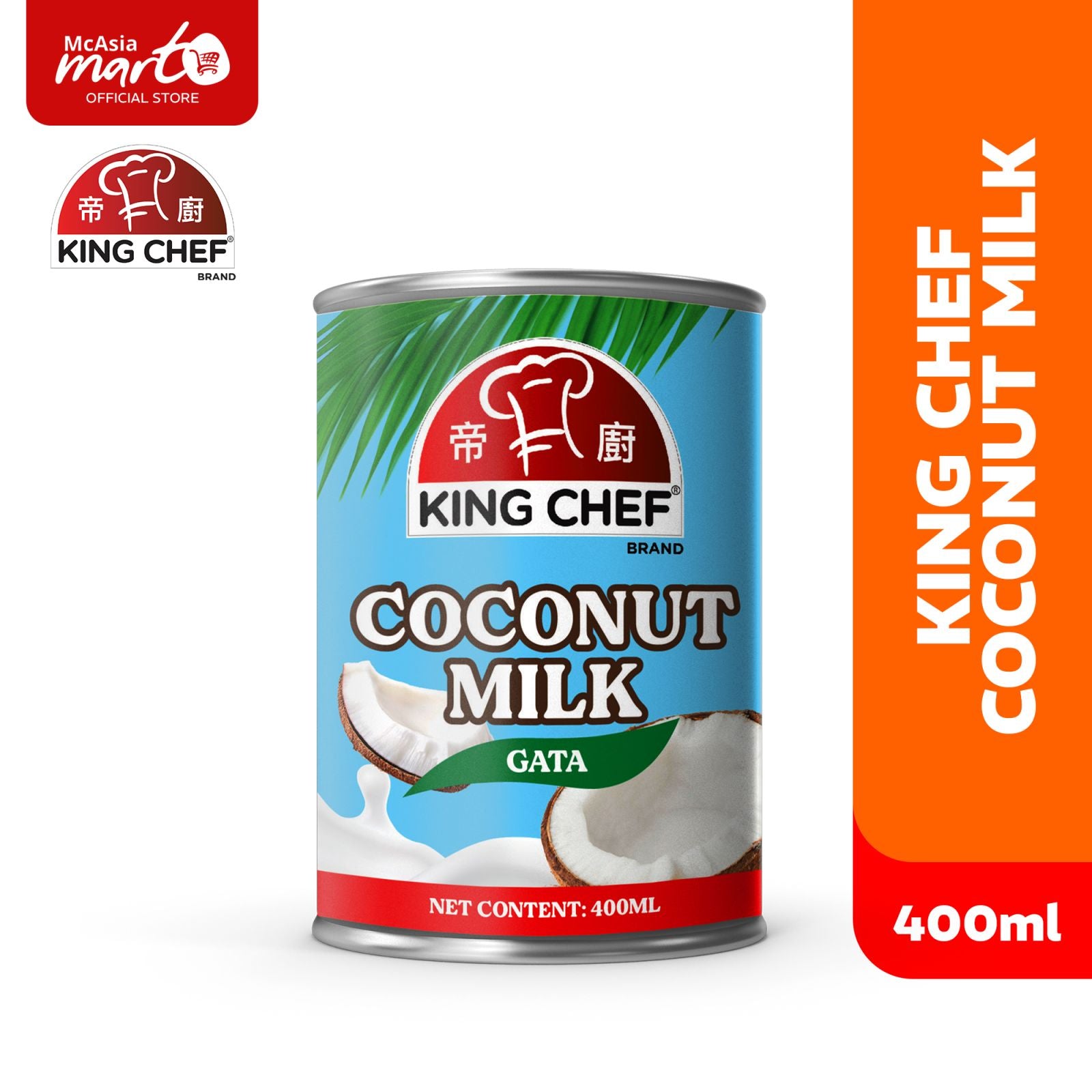 KING CHEF COCONUT MILK 400ML – McAsia Mart