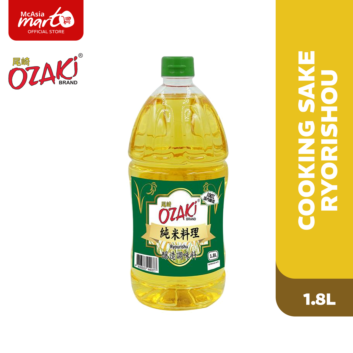 Shop Ozaki Cooking Sake Ryorishou 1.8L at McAsia Mart - You're Go-To ...