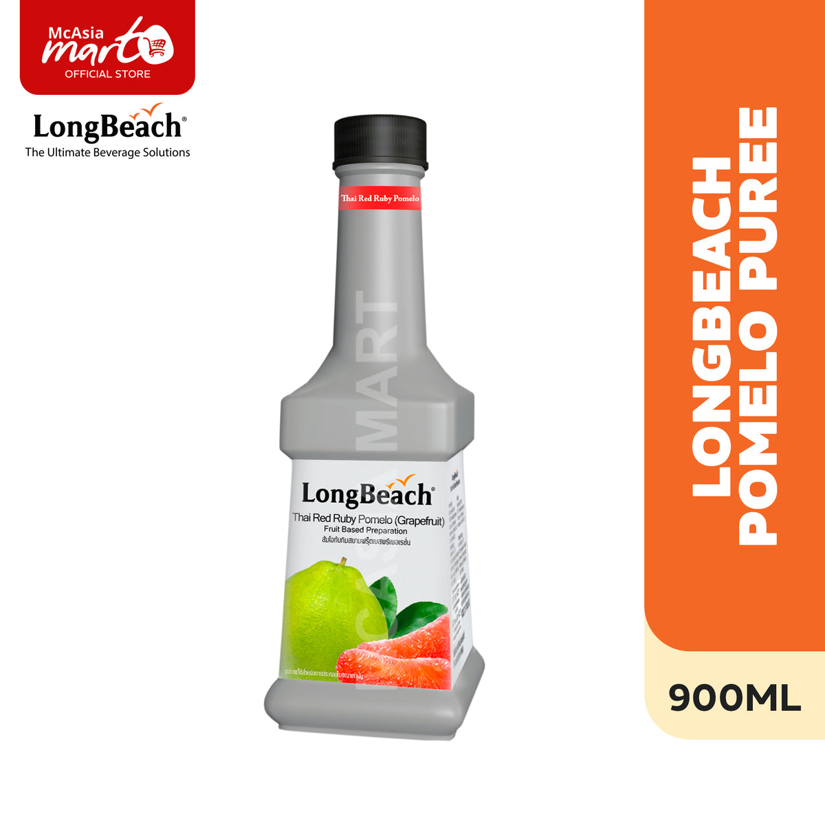 LONGBEACH POMELO PUREE 900 ML – McAsia Mart