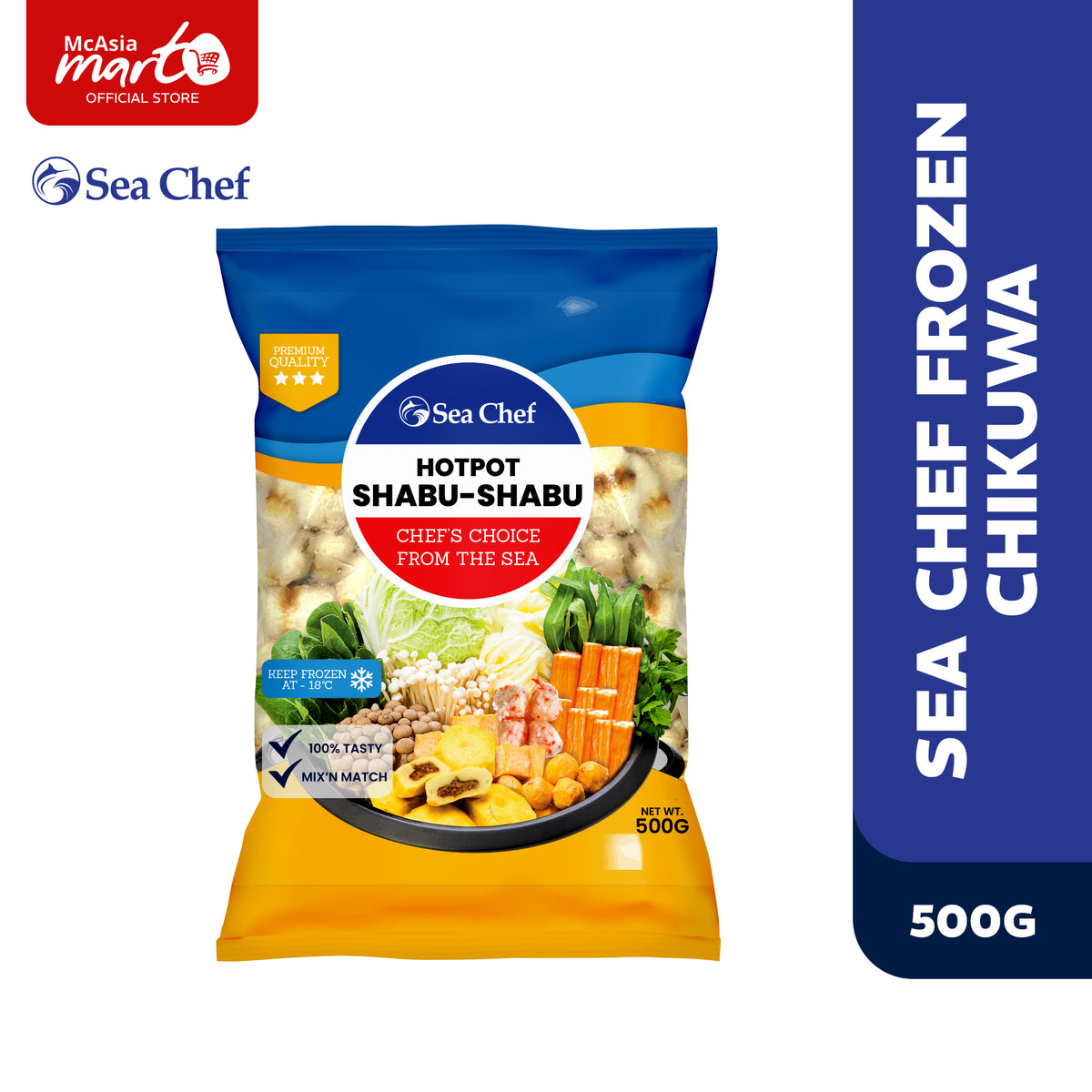 SEA CHEF FROZEN CHIKUWA 500G – McAsia Mart