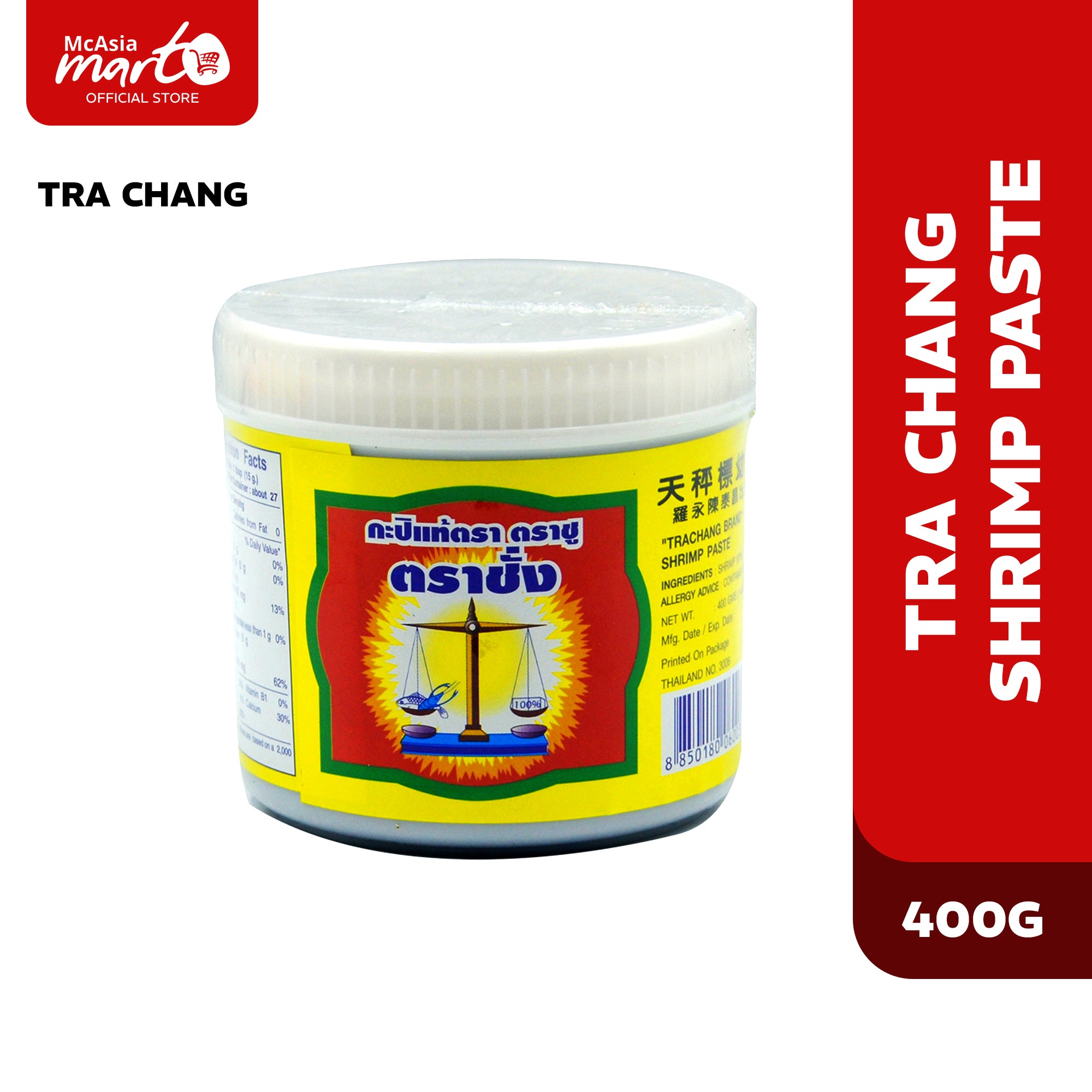 Shop Tra Chang Shrimp Paste 400G at McAsia Mart - You're Go-To Asian ...